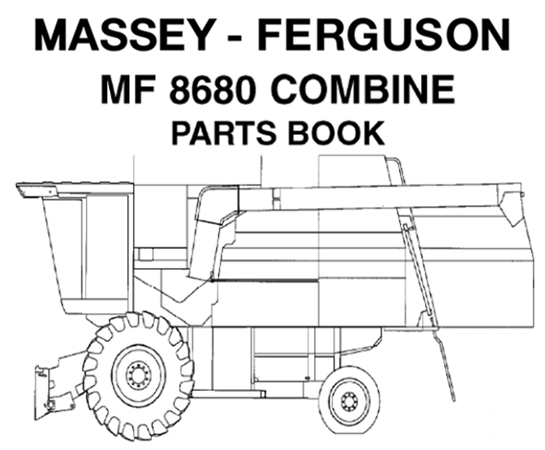 Massey Ferguson 8680 Combine Parts Manual | A Factory Manual Store