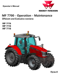 Massey Ferguson MF7700 Dyna-6 Series (MF7715, MF7716, MF7718) Efficient ...