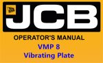 JCB VMP 8 Vibrating Plate Operator’s Manual | A Factory Manual Store