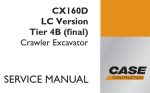 Case CX160D LC Version Tier 4B (final) Crawler Excavator Service Repair ...