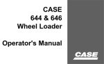 Case 644 & 646 Wheel Loader Operator’s Manual | A Factory Manual Store
