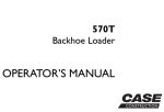 Case 570T Backhoe Loader Operator’s Manual | A Factory Manual Store