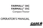 Case IH FARMALL 30C, FARMALL 35C Compact Tractor Operator’s Manual | A ...