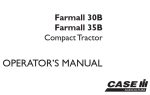 Case IH Farmall 30B, Farmall 35B Compact Tractor Operator’s Manual | A ...