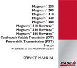 Case IH Magnum 250 / Magnum 280 / Magnum 310 / Magnum 340 / Magnum 380 ...