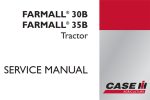 Case IH FARMALL 30B, FARMALL 35B Tractor Service Repair Manual | A ...