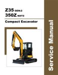 Gehl Z35 GEN:2, 350Z NXT2 Compact Excavator Service Repair Manual | A ...