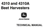John Deere 4310 & 4310A Beet Harvesters Technical Manual | A Factory ...