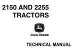 John Deere 2150 & 2255 Tractors Technical Manual | A Factory Manual Store